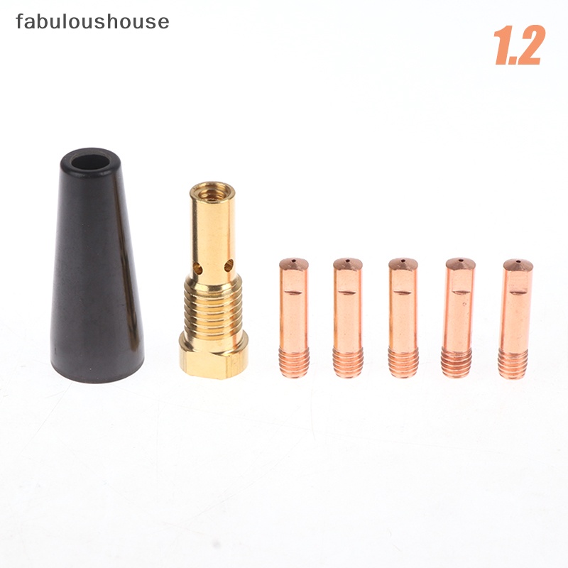 [fabuloushouse] หัวฉีดแก๊ส 7 ชิ้น ต่อชุด สําหรับ Century FC90 Flux-Cored Wire Feed K3493-1 035 0 ...