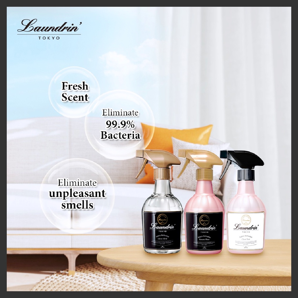 เจลหอม พร้อมส่ง Laundrin Fabric Air Refresher, Softener น้ำหอม สเปรย์ปรับอากาศ น้ำยาปรับผ้านุ่ม ...