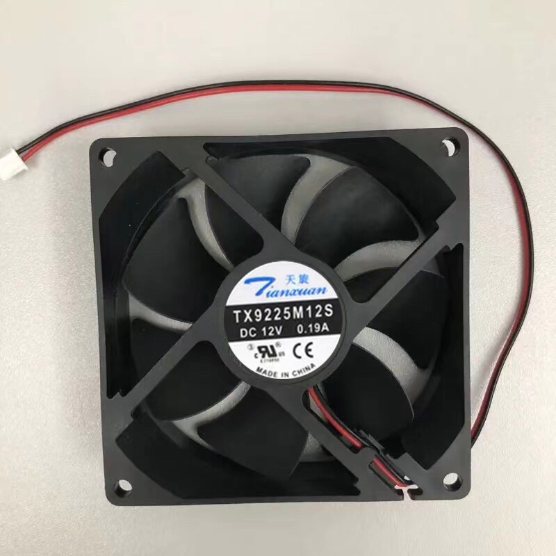 Tianxuan พัดลมระบายความร้อน 9225 TX9225M12S 12V 0.19A 9 ซม. 9025 2 สาย ...