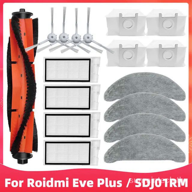 Accessories For ROIDMI EVE Plus SDJ01RM Robotic Vacuum Cleaner Mop ...