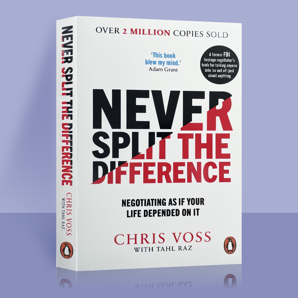 หนังสือปกอ่อนการเจรจาต่อรองธุรกิจ Never Split The Difference By Chris ...