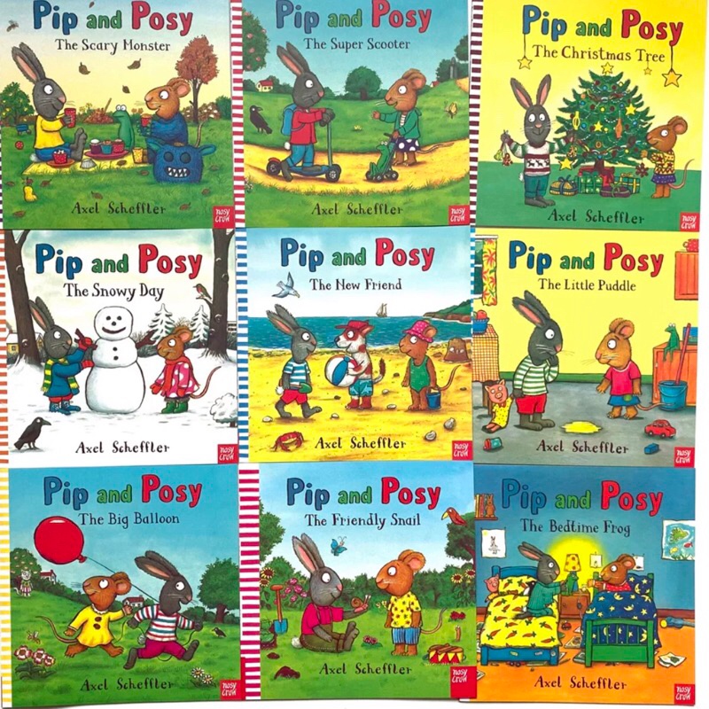พร้อมส่ Pip and Posy By Axel Scheffler 10 เล่ม หนังสือนิทานฝึกภาษา ...