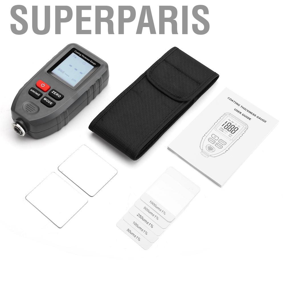 Superparis Car Thickness Gauge Coating Calibration For Paint | Shopee ...