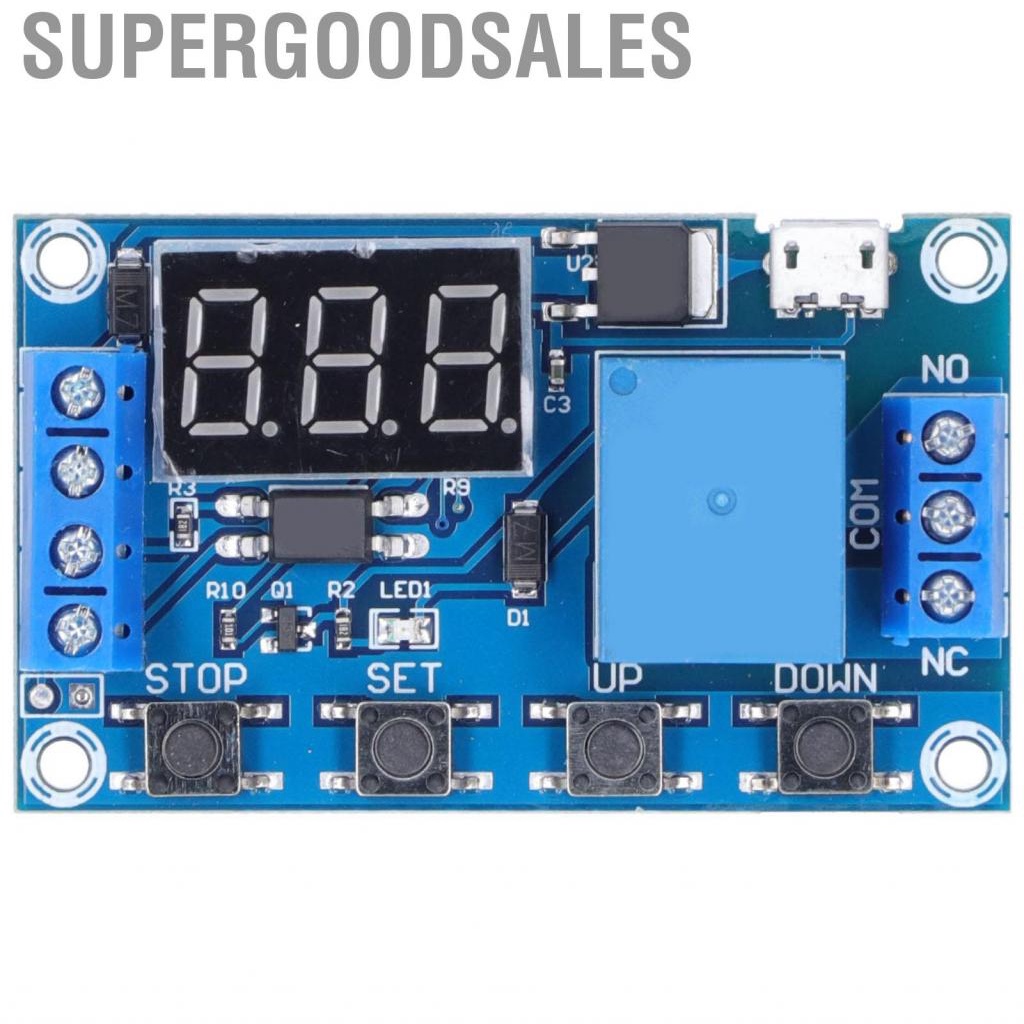 Supergoodsales DC 6-30V Relay Module Programmable Delay Off Cycle Timer Disconnect Trigger Opto ...