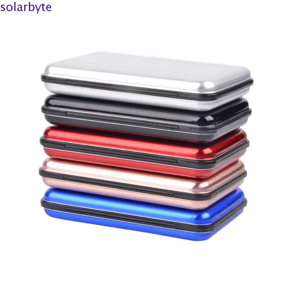 Solarbyte SD Card Holder 16 Solts แบบพกพา SDXC Storage กล่องการ์ดหน่วยความจําการ์ดดิจิตอล ...