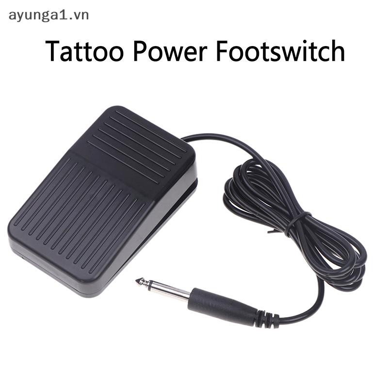 [Ayunga] 1pc Tattoo Foot Pedal Switch Pedal Control พร้อมคลิปสายไฟ ...