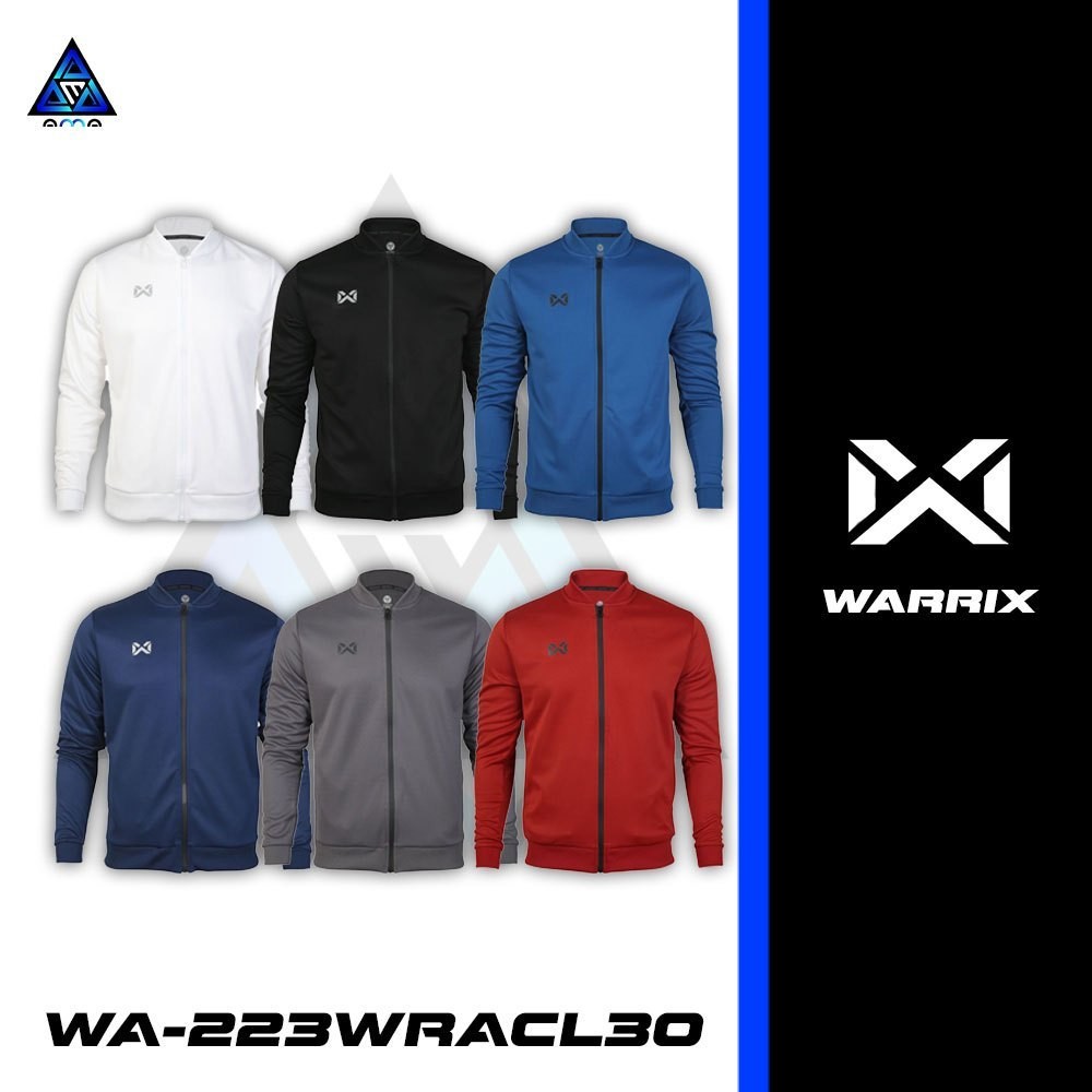 Sport WARRIX รุ่น TITAN II รหัส WA-223WRACL30 วาริกซ์ เสื้อวอร์มแจ็คเก็ตแขนยาว ของแท้100% ...