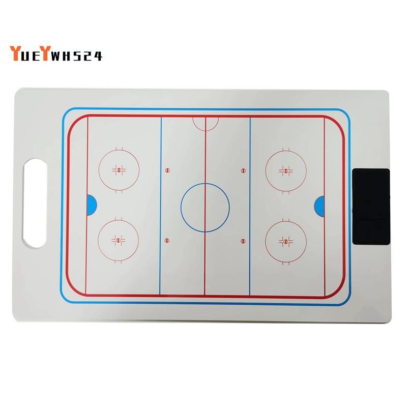 1 ชิ้น PVC White Ice Hockey Puck Training Match Coaching คลิปบอร์ดแบบ ...