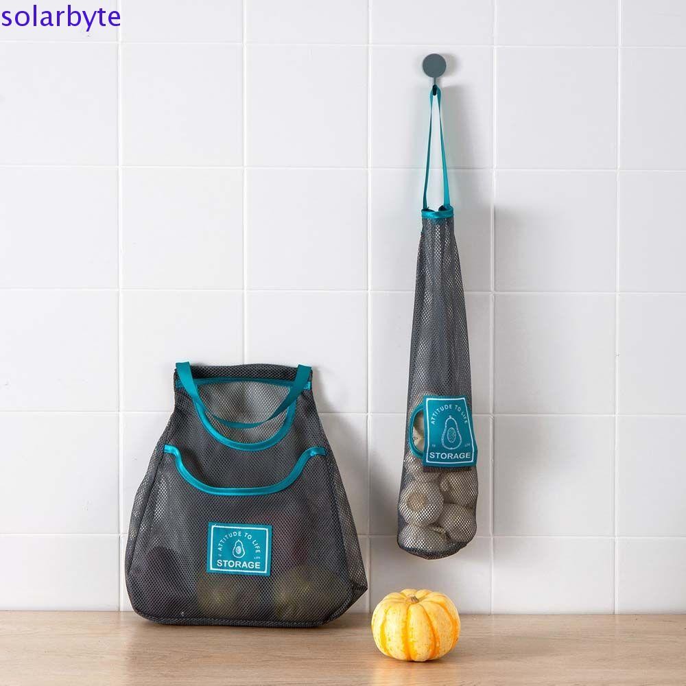 Solarbyte ถุงตาข่ายสร้างสรรค์ 4 สไตล์กระเทียมขิงมันฝรั่ง Sorting Kitchen Organizer | Shopee Thailand