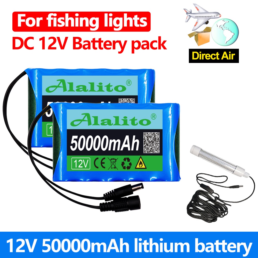 18650 3S2P 12V 50000mah Original Lithium Ion Battery DC 12.6V 50Ah ...