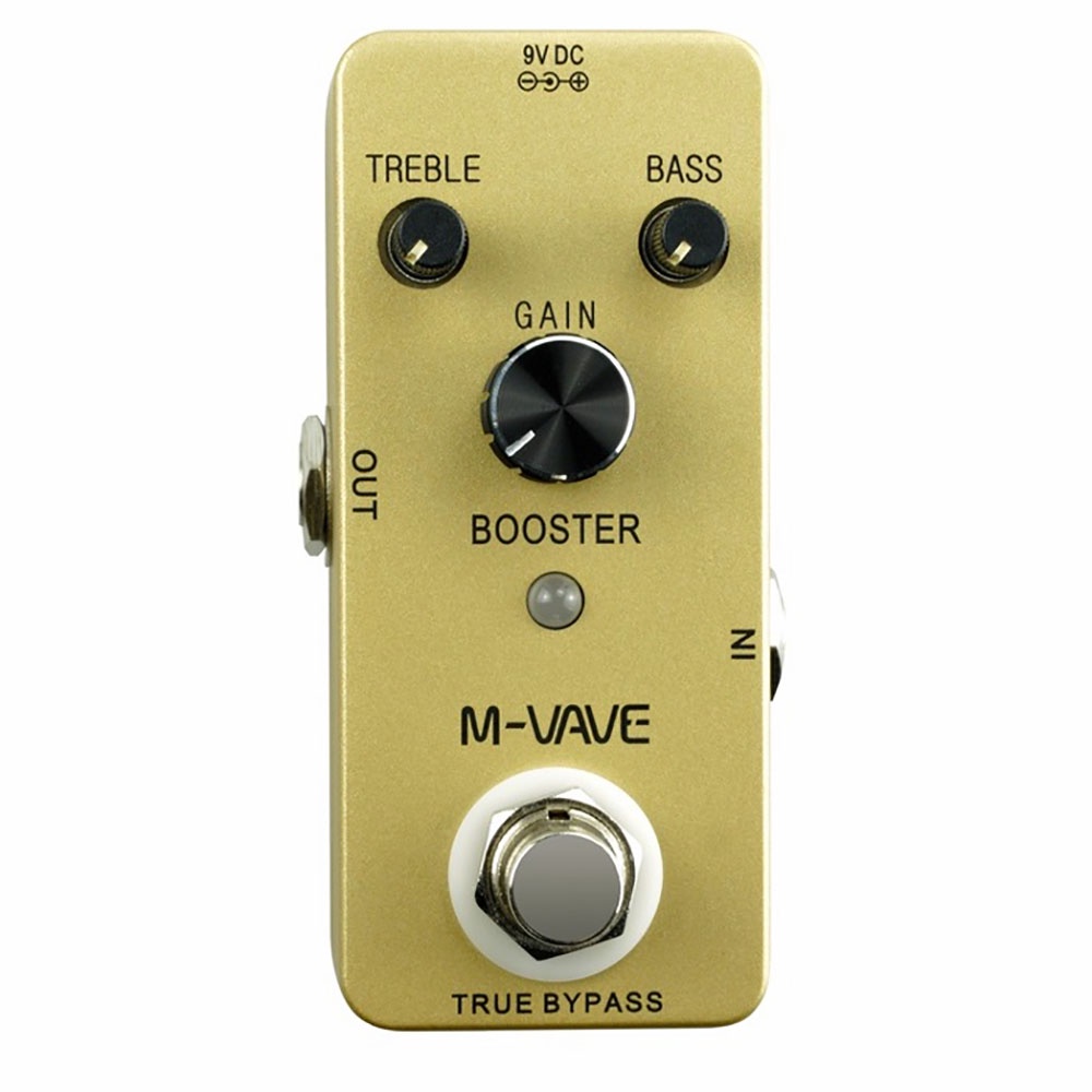 M-vave PURE BOOSTER เอฟเฟกต์กีตาร์เหยียบ True Bypass CUVAVE Analog Metal Shell กีตาร์อะไหล่และ ...