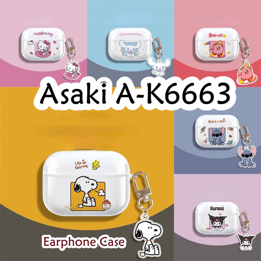 【innovation】นําไปใช้กับ Asaki A-K6663 เคส Case เคสหูฟัง รูปแบบสามมิติที่สร้างสรรค์ สุนัขลอเรล ...