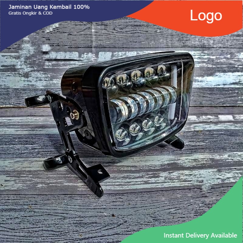 ไฟหน้า daymaker RX king byson 2002 16 LED ไฟหน้าชุด Good B-PRO Ears ...