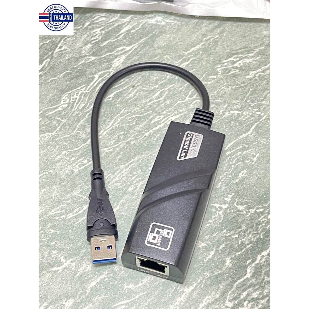 USB 3.0 LAN USB RJ45 NIC RTL8153ชิปอัพเกรดการเชื่อมต่อเครือข่ายความเร็ว ...