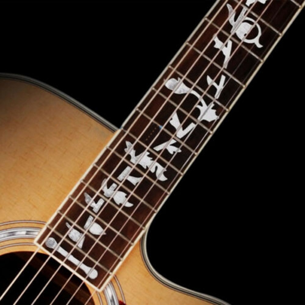 New Arrival~Guitar Inlay Sticker Fretboard Guitar Polyethylene ...