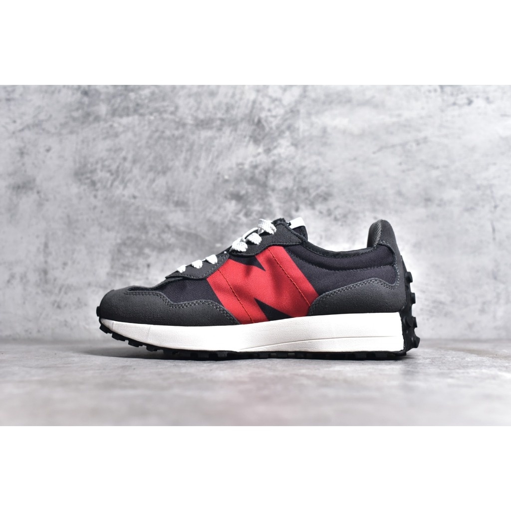 สำหรับขาย New Balance NB327 Black Red รองเท้าวิ่งออกกำลังกายวินเทจ ...