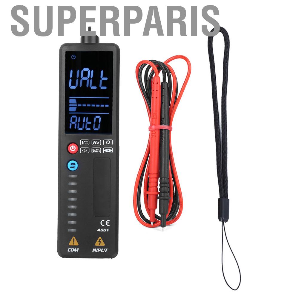 Superparis Smart Multimeter Digital Dual Mode AC/DC 400V Voltage ...