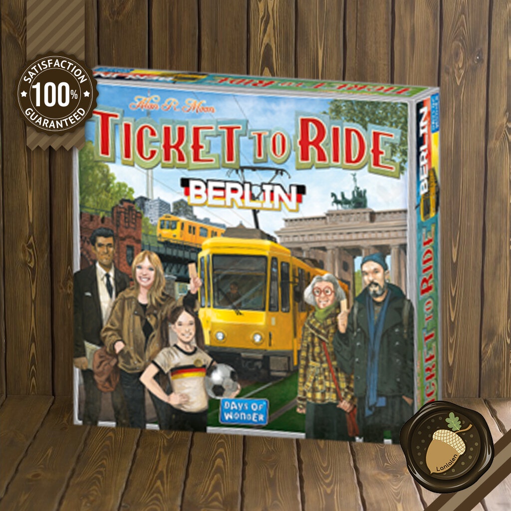 Ticket to Ride: Berlin บอร์ดเกมแท้ คู่มือภาษาอังกฤษ | Shopee Thailand