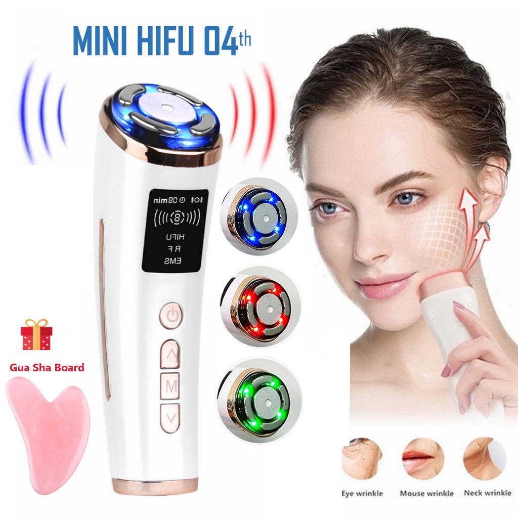 Mini HiFu 2.0 Ultrasound RF EMS Microcurrent อุปกรณ์นวดหน้า ยกกระชับ ...