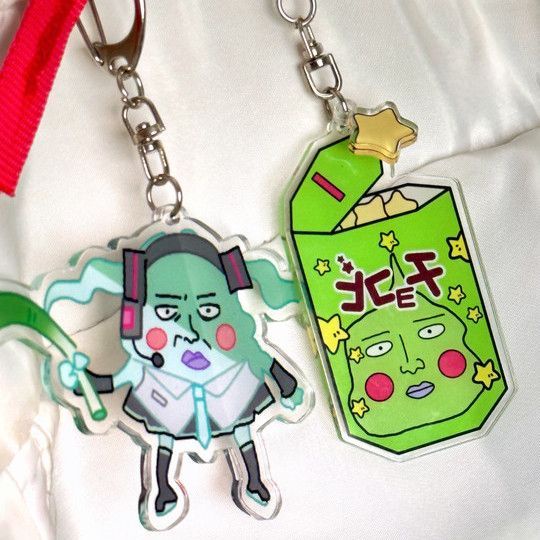 Dimple อะนิเมะ Key Chain Man Mob Psycho 100 Key Chain ผู้หญิง Creative ...