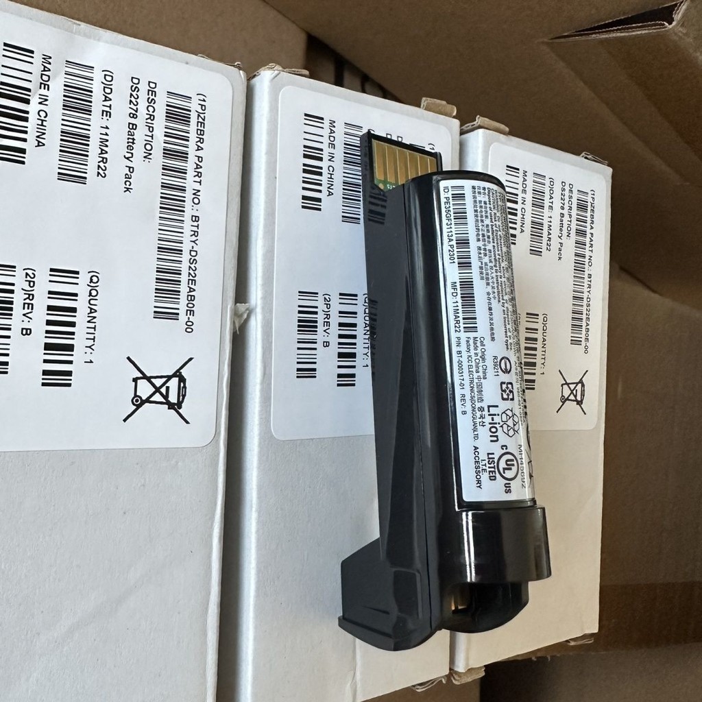 ZebraZebraZebraZine สแกนปืนแบตเตอรี่ ds2278/8178 BT-000317-01เดิม ...