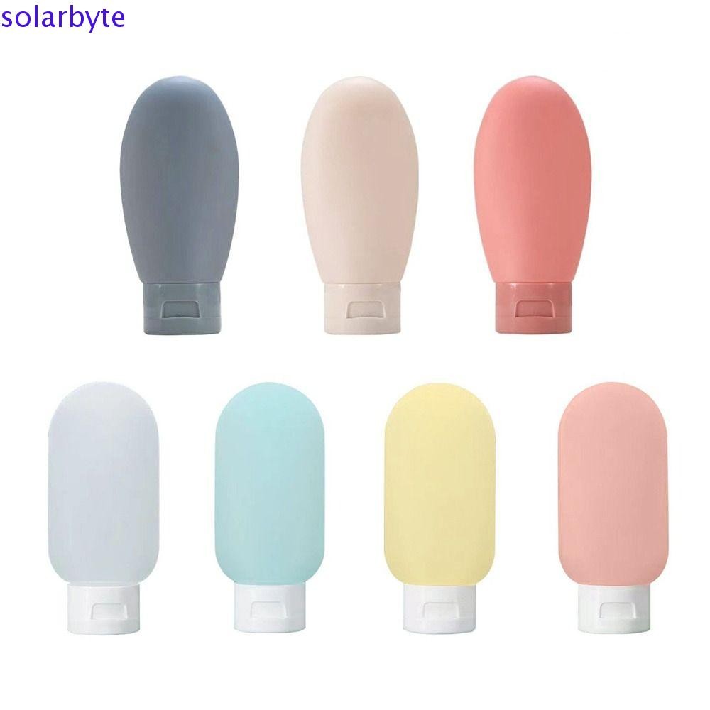 Solarbyte โลชั่นบีบขวดขวด,คอนเทนเนอร์เครื่องสําอางเปล่านุ่ม,ขวดครีมแบบพกพาฝาพับพลาสติกขวดรีฟิล ...