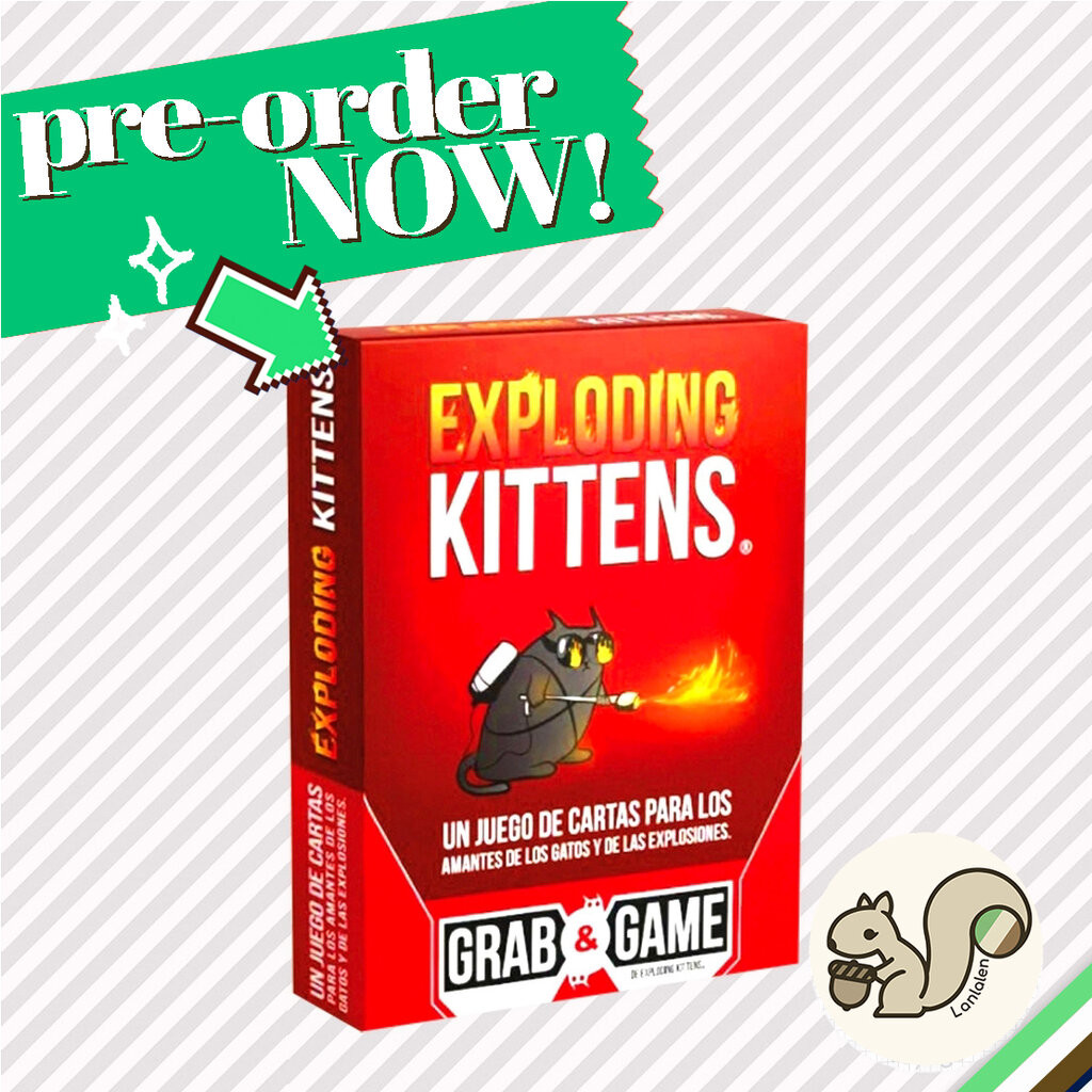 Exploding Kitten: Grab & Game Board Game บอร์ดเกม [Pre-Order] | Shopee ...