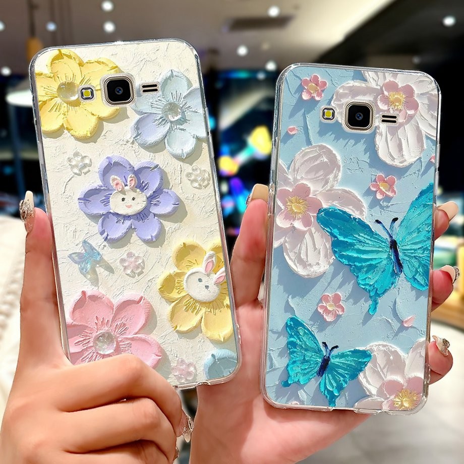 SAMSUNG สําหรับsamsung J7 CoreกรณีGalaxy J701 J701F J7 Neo NXT Duos ...