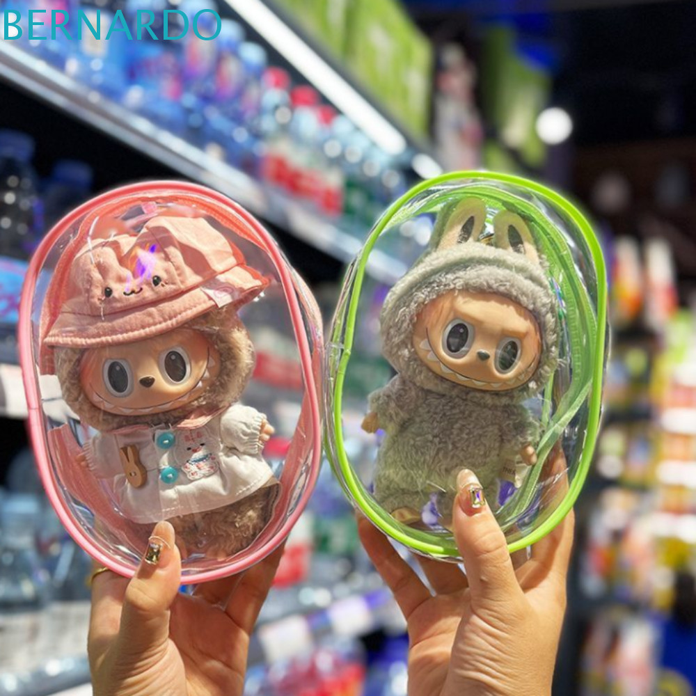 Bernardo กระเป๋าเก็บตุ๊กตา,พร้อมพวงกุญแจสี Hariballs Labubu Display Bag ...