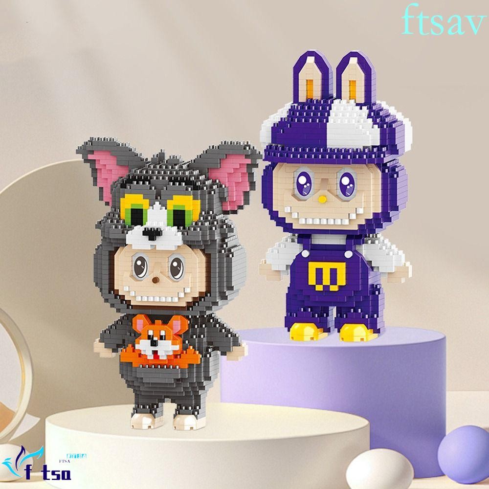 Swiftsaver Labubu Assembly Toy, Handmade ตกแต่ง ZZoton อิฐของเล่น ...