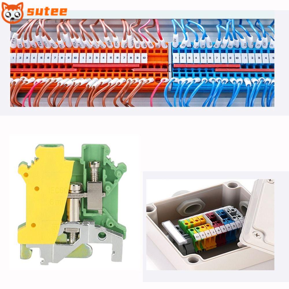Sutee บล็อกเทอร์มินัลสกรูเชื่อมต่อสายไฟ แบบหนา 6 มม.2 USLKG6N | Shopee ...