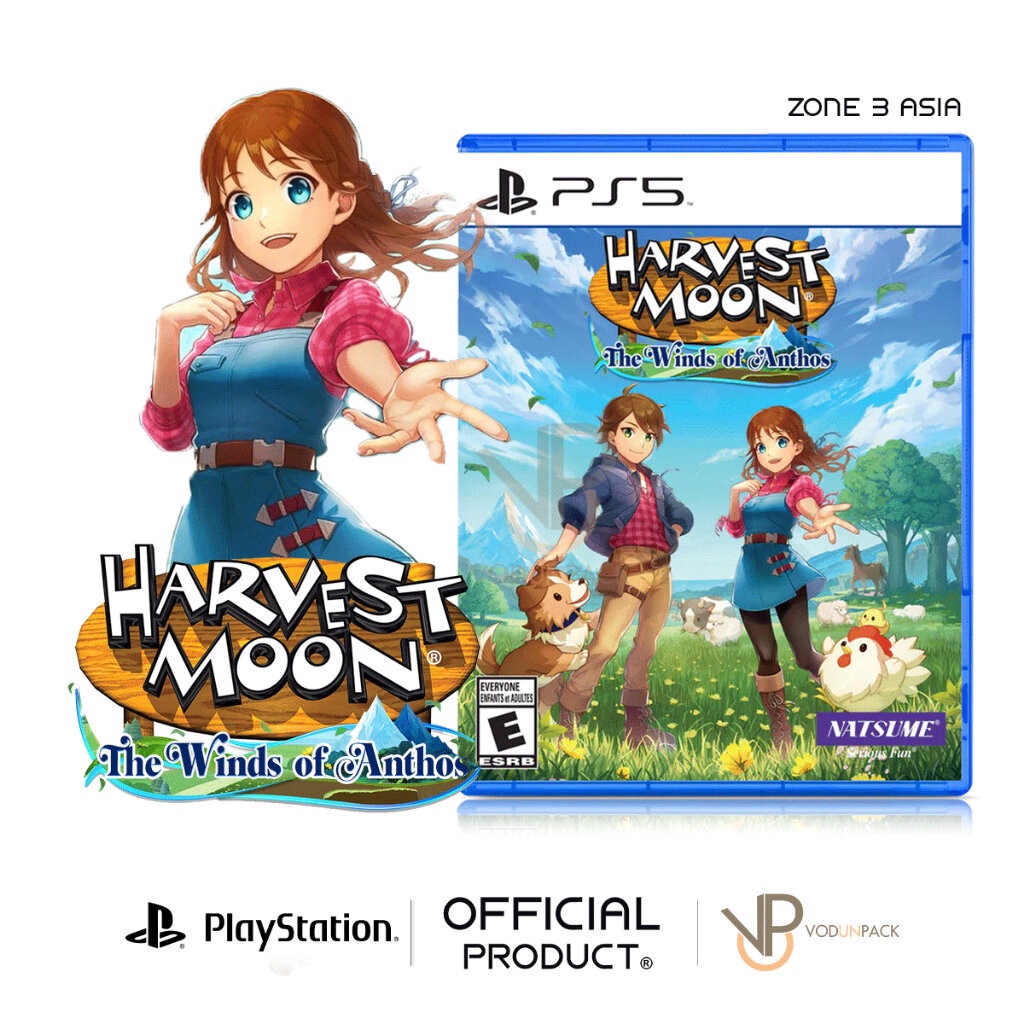 PS5 : Harvest Moon: The Winds of Anthos เกมวางจำหน่าย 2023 แผ่นเกม playstation 5 | Shopee Thailand