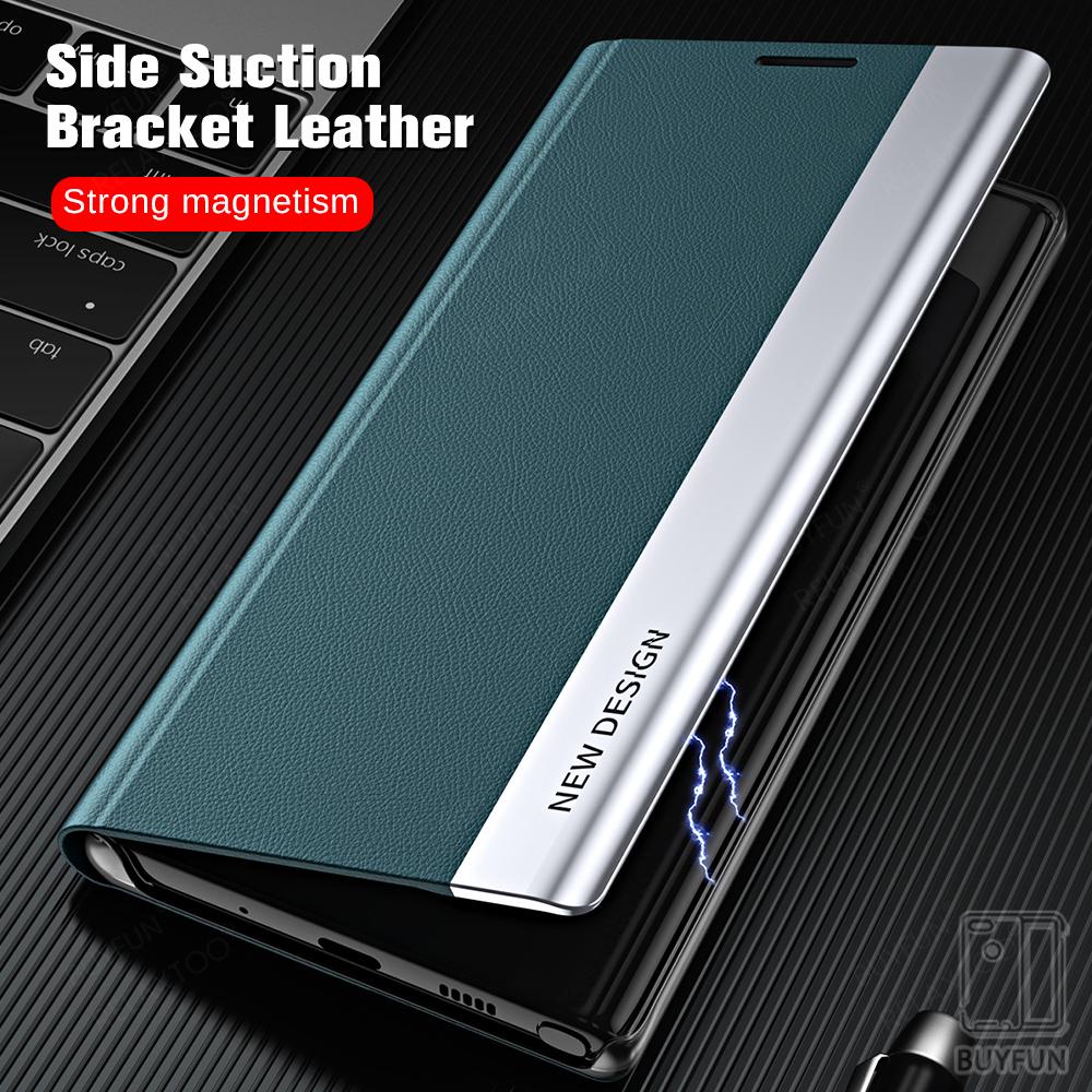 Luxury Case Magnetic Leather Flip Cover For Samsung Galaxy A15 M14 M34 ...