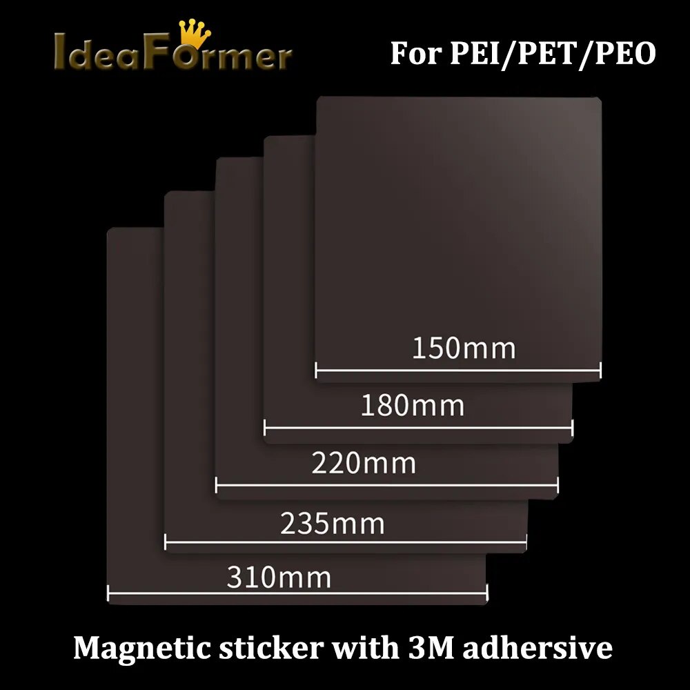 Magnetic Base 150/180/220/235/310mm Sticker With 3M Adhersive Magnetic ...