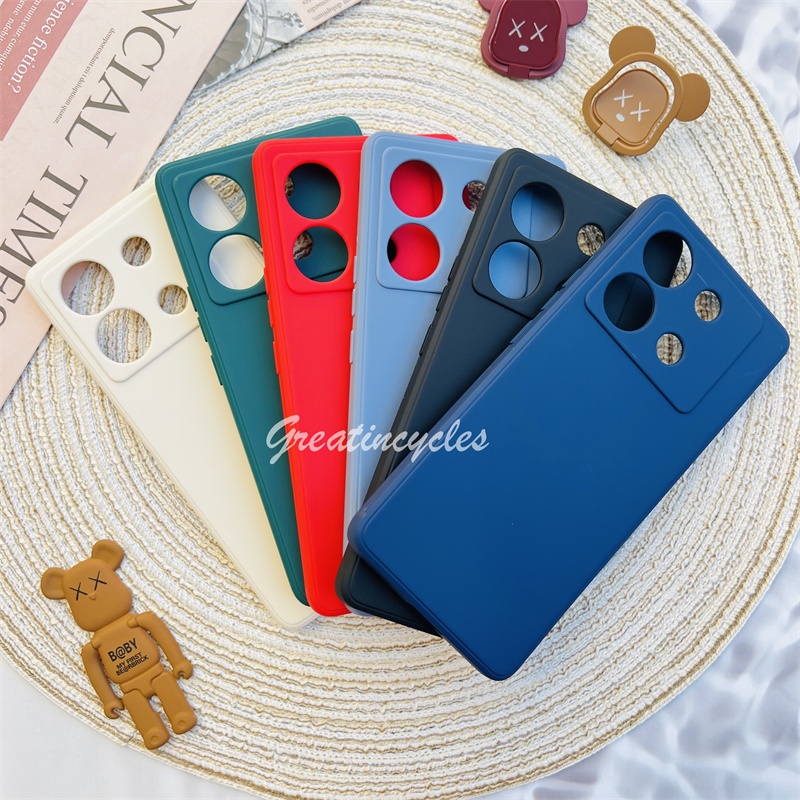 เคสโทรศัพท์มือถือ ซิลิโคน สีพื้น สําหรับ Infinix Zero 30 5G X6731 Zero ...