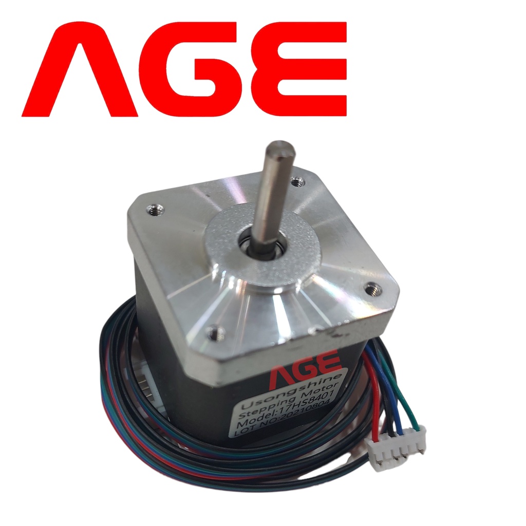 17HS8401 Stepper Motor 12V 0.55N.m 1.7A 1.8 degrees | Shopee Thailand