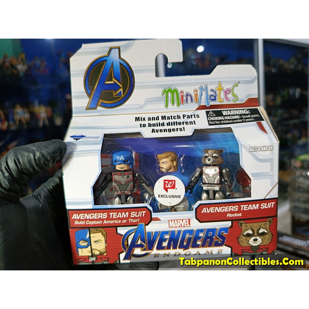 Minimates Marvel The Avengers Movie Endgame AV Team Suit Cap/Thor and ...