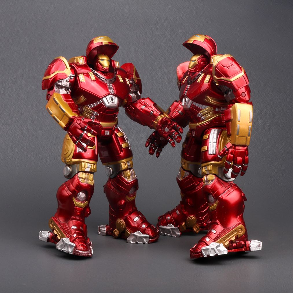 ฟิกเกอร์มาร์เวล Avengers Anti-Hulk Mecha Captain America Deluxe Model ...