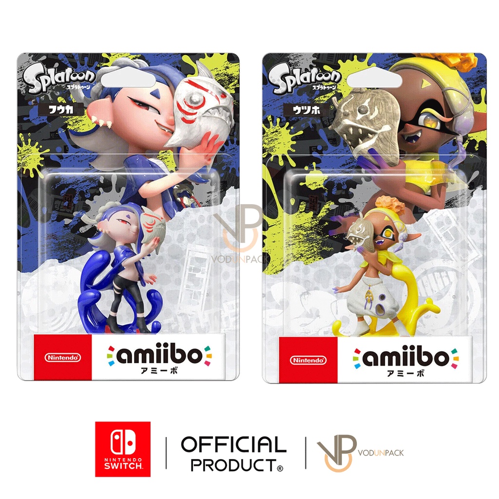[Amiibo] Splatoon 3 แท้ Deep Cut / Shiver / Frye / SERIES FIGURE INKLING เซ้ท 3 ตัว หรือ แยก อมิ ...