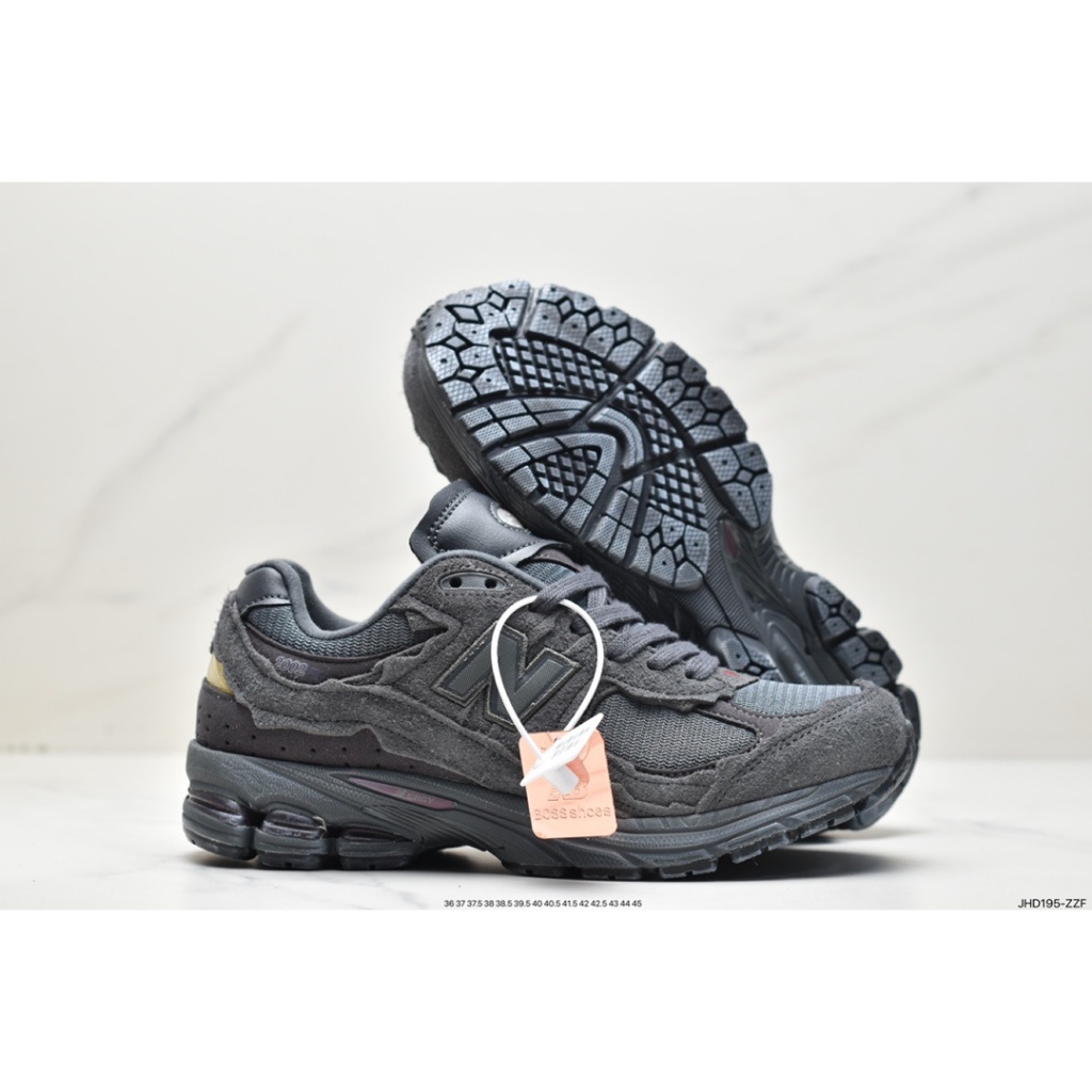 True New Balance M2002R NB Dark Grey การดูดซับแรงกระแทกรองเท้าบาสเกตบอล ...