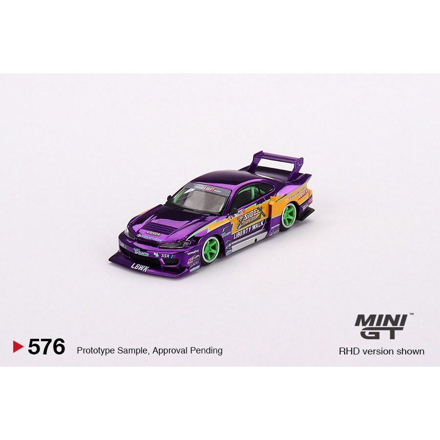 MINI GT No.576 Nissan S15 SILVIA LB-Super Silhouette #555 2022 Formula ...