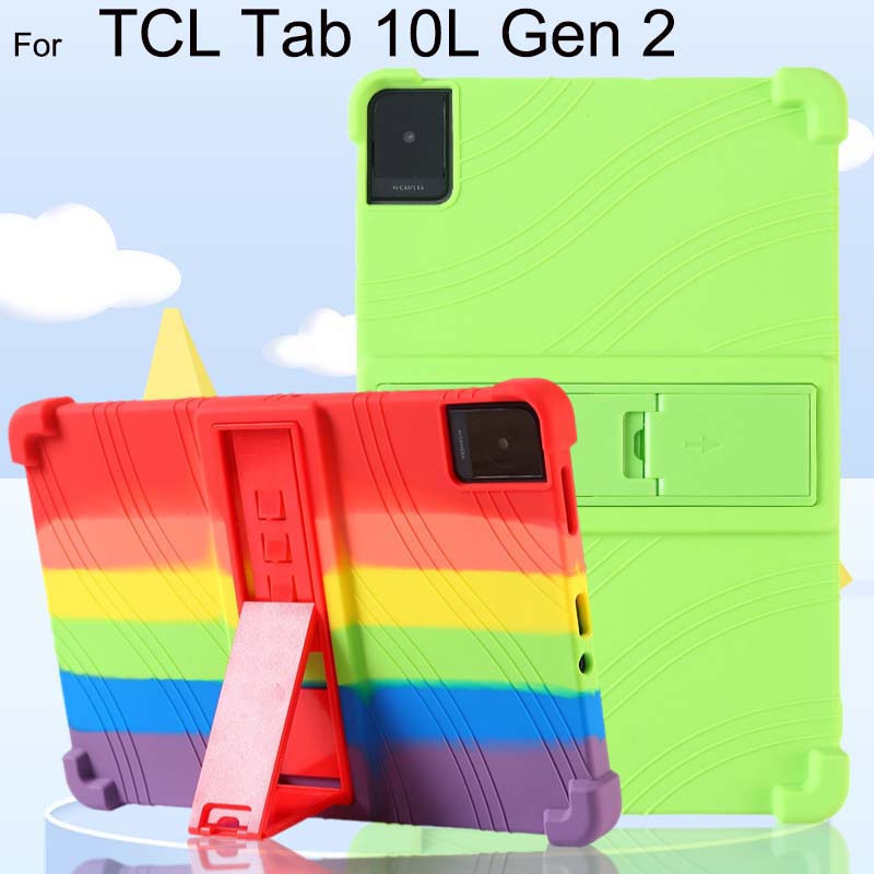 เคสซิลิโคน กันกระแทก พร้อมขาตั้ง สําหรับ TCL Tab 10L Gen 2 TCLTab10L ...