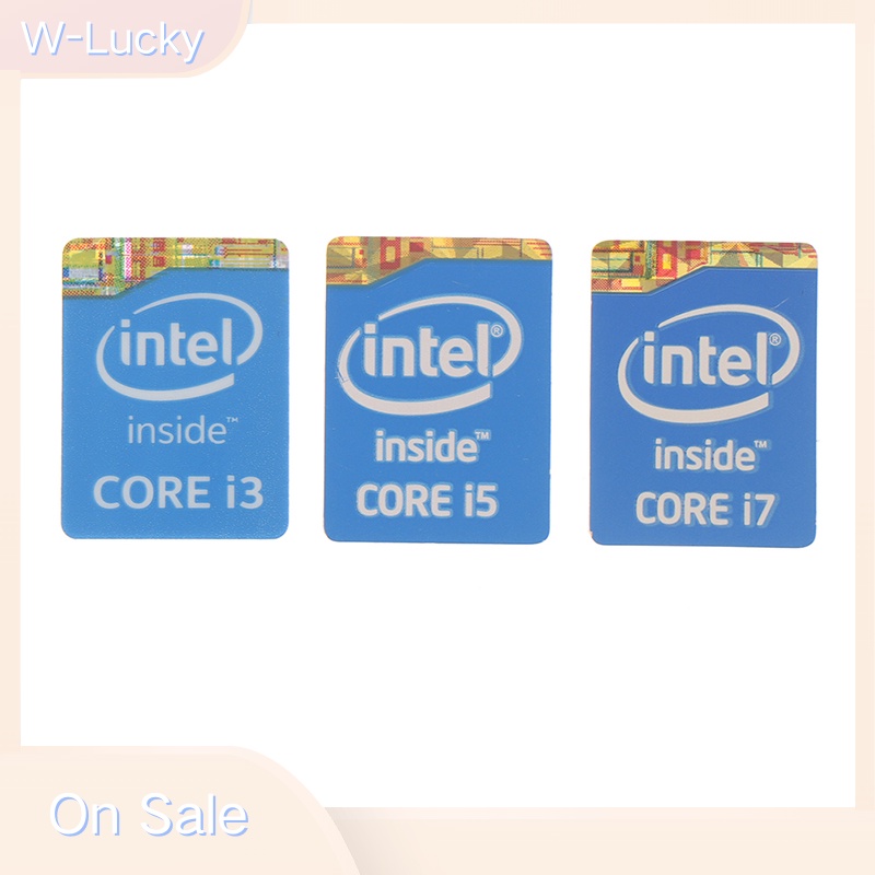 W-lucky สติกเกอร์ฉลาก 4th Generation Intel Core I3 I5 I7 สําหรับติดตก ...