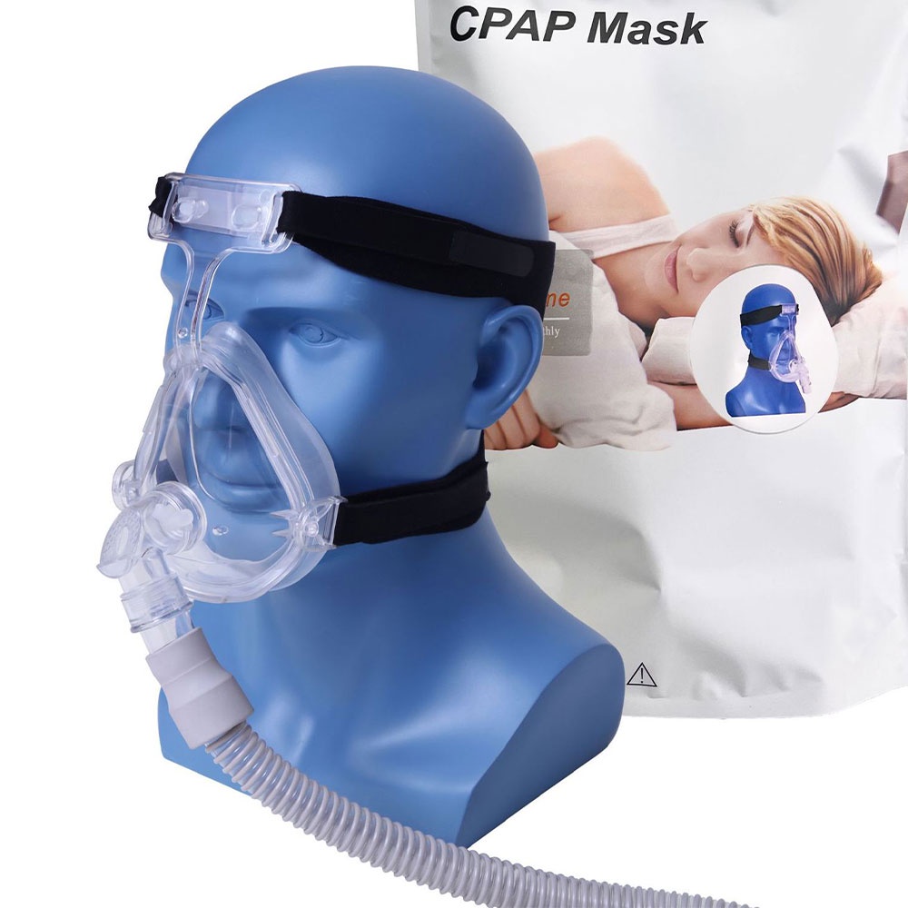 Cpap เครื่องช่วยหายใจอัตโนมัติ แบบเต็มหน้า หน้ากากปิดจมูกซิลิโคน นอน ...
