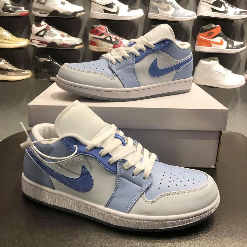 Air Jordan 1 Low Mighty Swoosher สำหรับผู้ชายและผู้หญิง Versatile ...