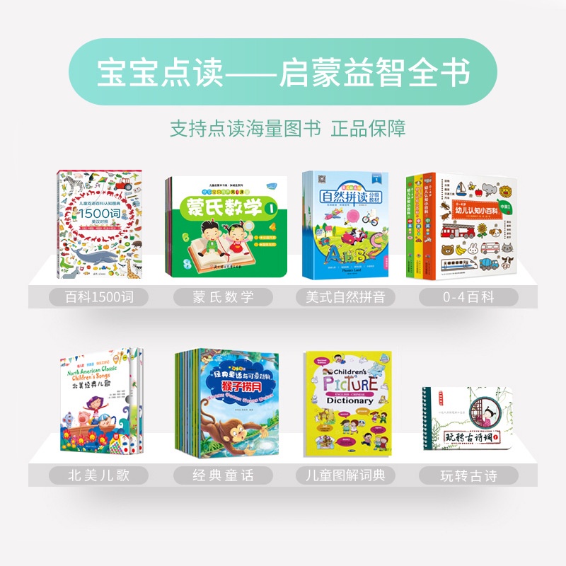 ปากกาอ่านหนังสือ สารานุกรมภาษาอังกฤษ DK GK Liao Caixing RAZ Graded ...