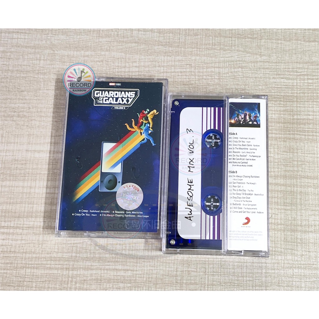 Brand New Guardians of the Galaxy VOL.3 + Lyrics Cassette Tape POP | Shopee Thailand