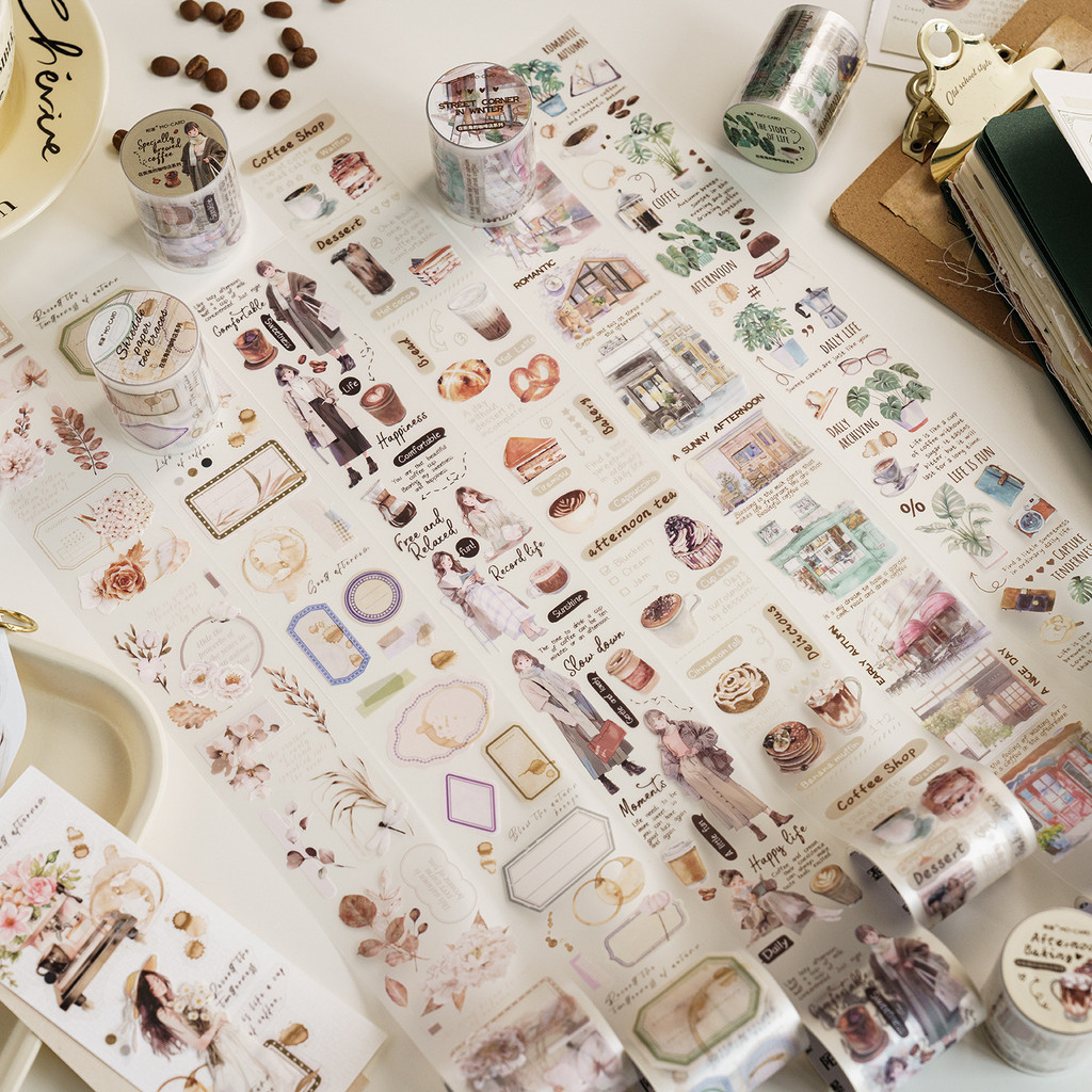 Enwei เทปวาชิ PET สําหรับตกแต่งสมุดภาพ 1 ม้วน | Shopee Thailand