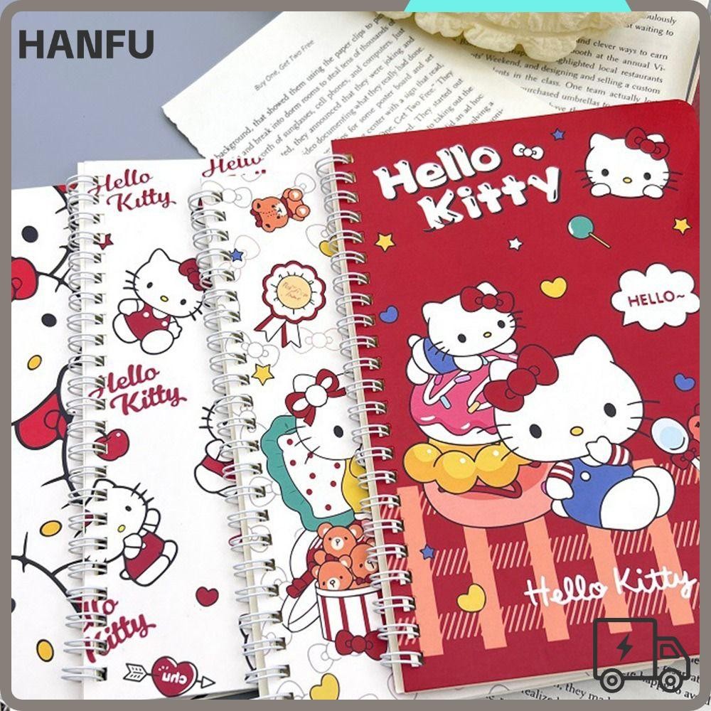 Hanfu สมุดไดอารี่ Sanrio หนังสือเกลียว Hello Kitty สุ่มน่ารัก อุปกรณ์ ...