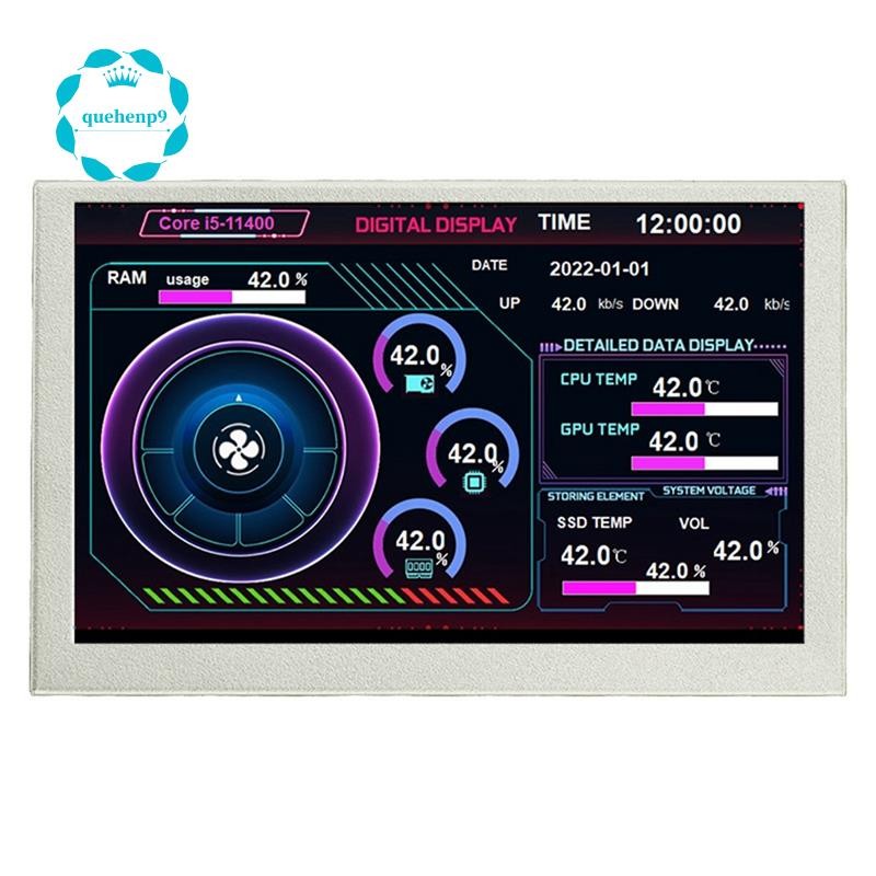 [quehenp9]5 นิ้วหน้าจอ LCD Monitor Driver Control Board AIDA64 หน้าจอเสริม IPS สําหรับ ...